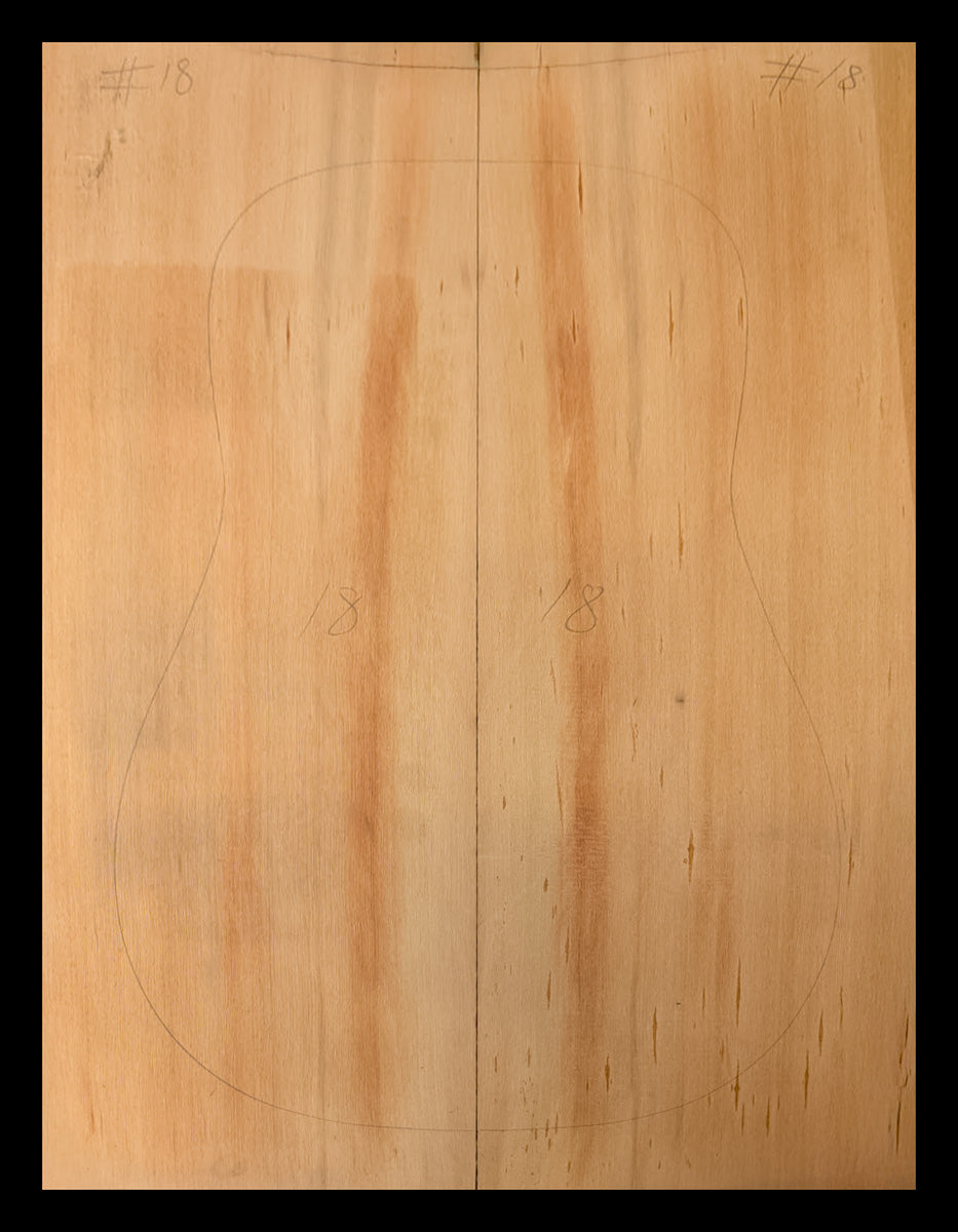 Set #18 King Billy Soundboard – Tasmanian Tonewoods by Robert Mac Millan